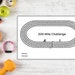 200 Mile Challenge Fitness Tracker | Instant Download | Exercise ...