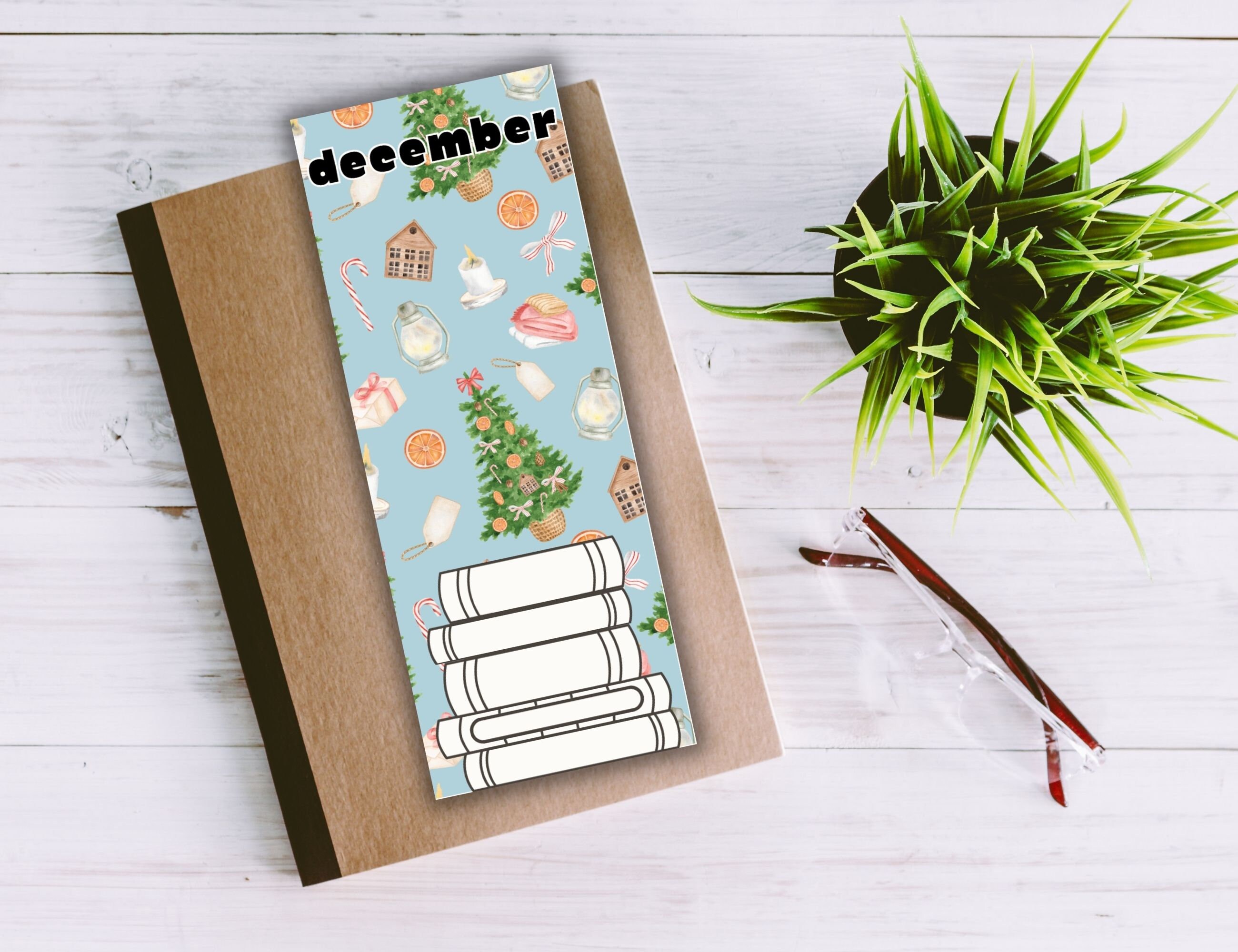 Monthly Printable Bookmarks, Book Tracker, Watercolor Bookmarks ...
