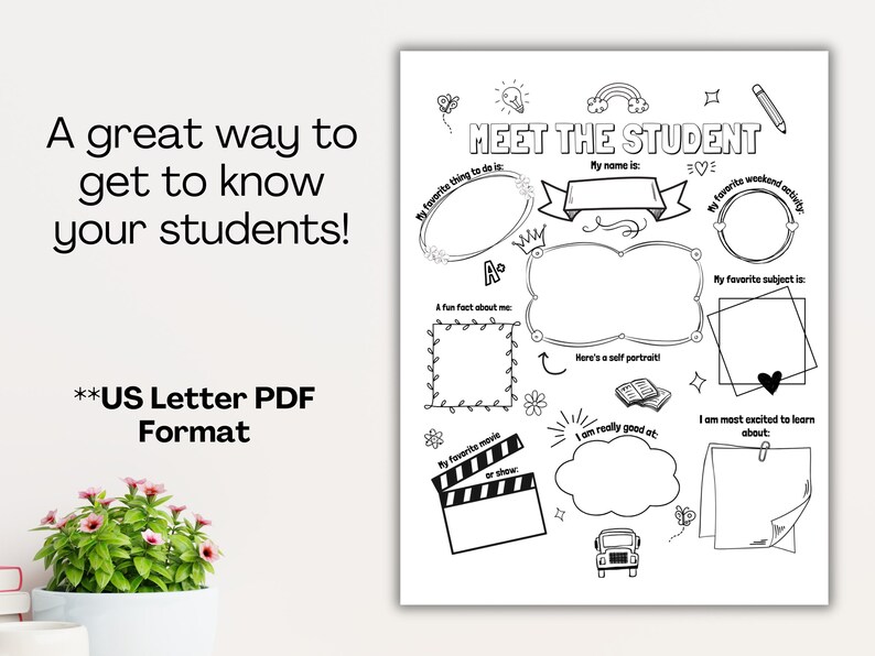 Editable Meet the Teacher, Get to Know Teacher, Meet the Teacher ...