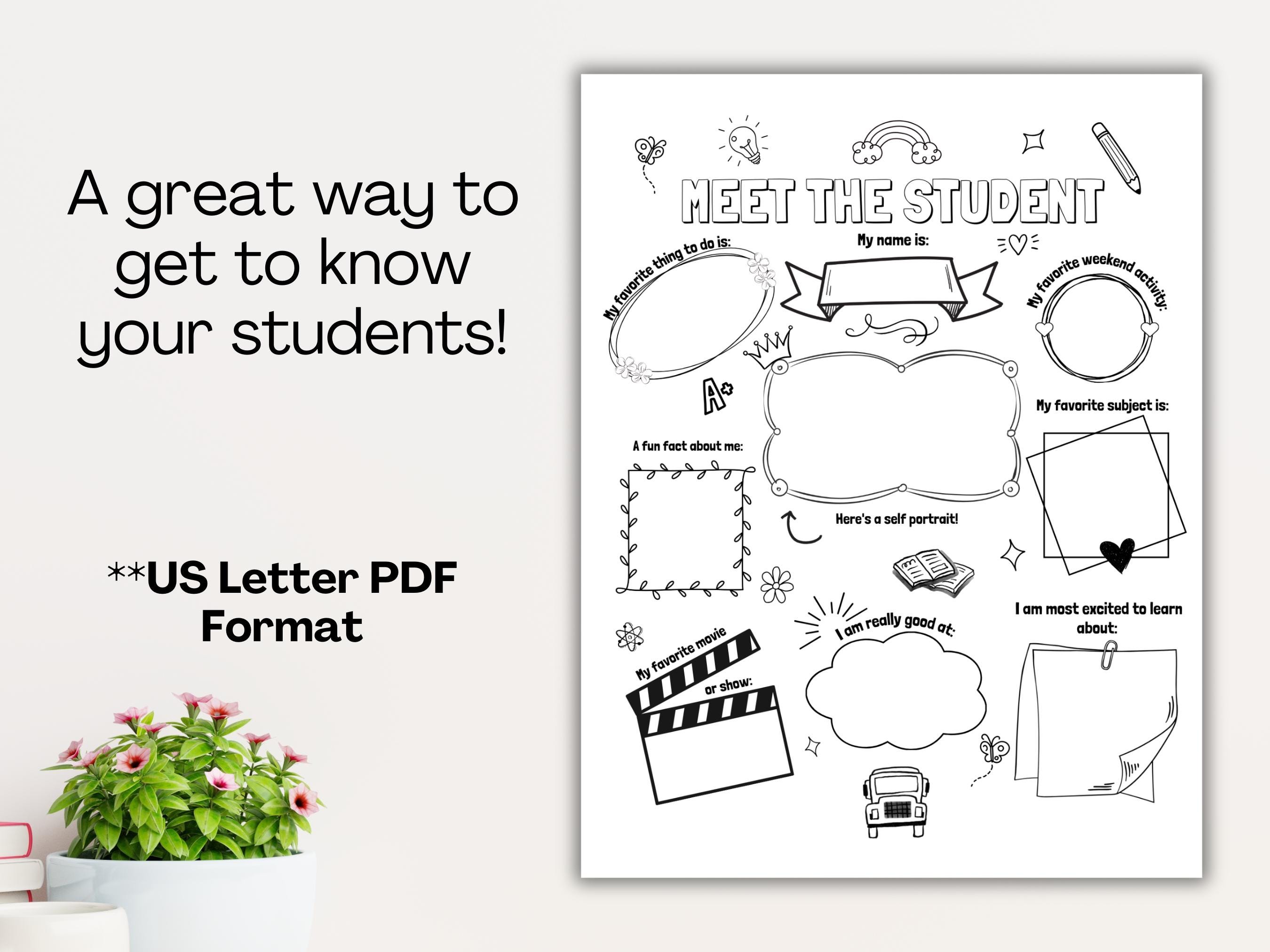 Editable Meet the Teacher, Get to Know Teacher, Meet the Teacher ...