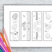 Easter Coloring Bookmarks Printable Bookmarks for Kids Printable Easter ...