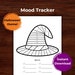 Mood Tracker, Habit Tracker, Witchy Halloween, Mood Tracker Journal ...