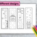Easter Coloring Bookmarks Printable Bookmarks for Kids Printable Easter ...