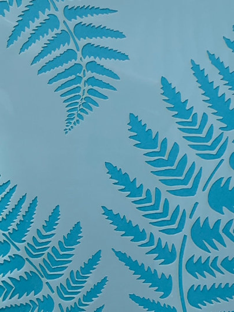 Fern Leaf Stencil one Lifelong Love. for - Etsy