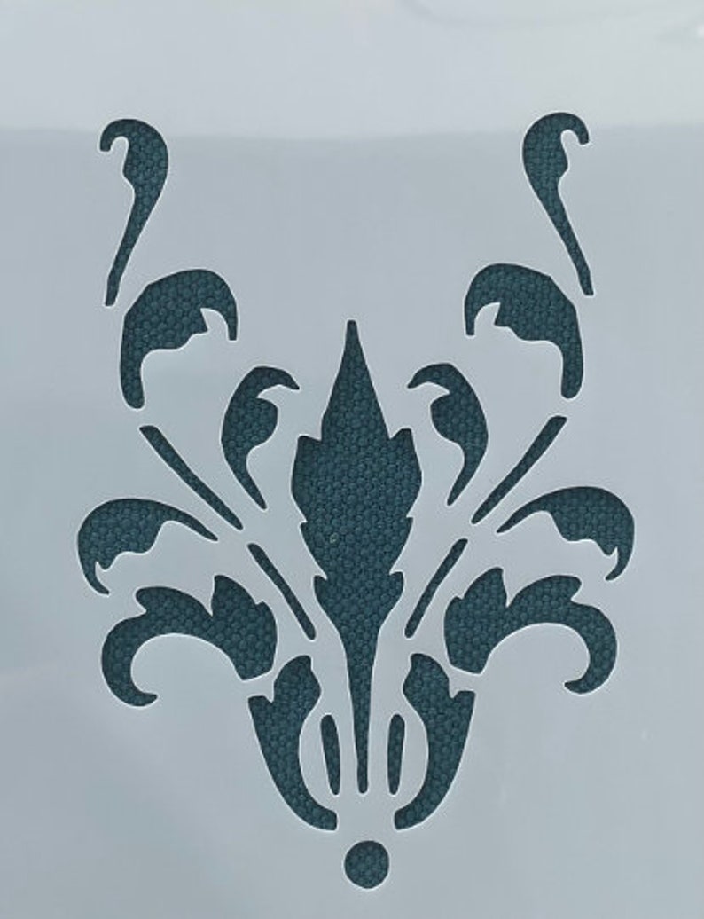 Mandala 1/4 Section Stencil. A4 Stencil for Furniture, Fabric, Tiles or ...
