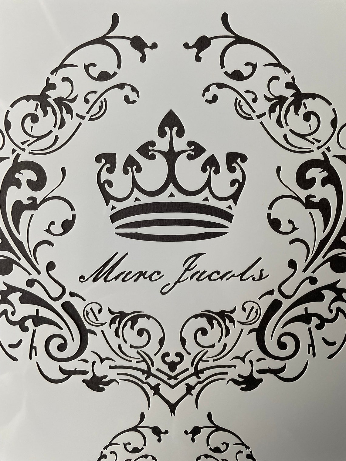 French Inspired Design, Stencil in A4 for Furniture, Walls, Fabric ...