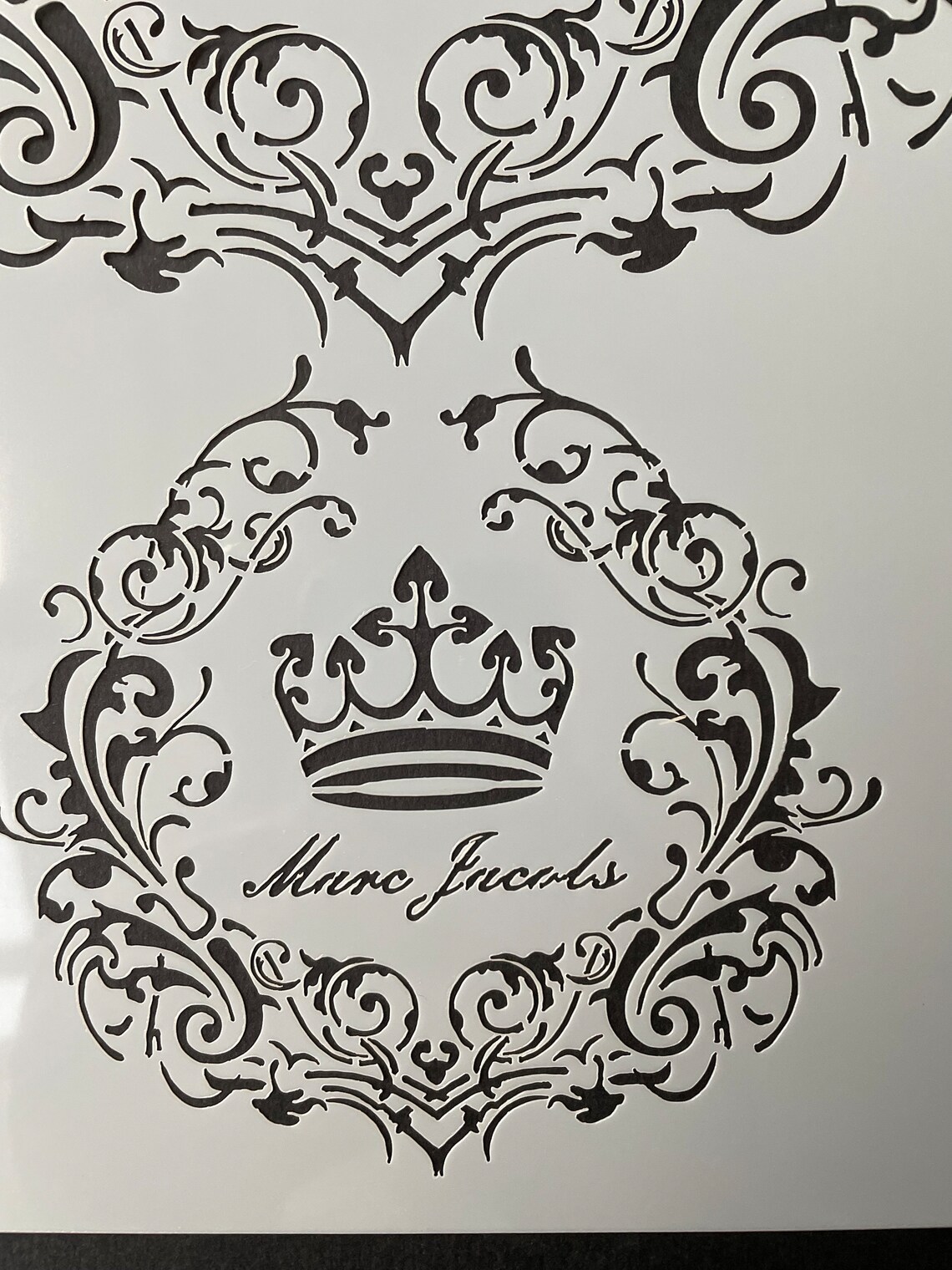 French Inspired Design, Stencil in A4 for Furniture, Walls, Fabric ...