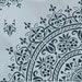 Mandala 1/4 Section Stencil. A3 Stencil for Furniture, Fabric, Tiles or ...