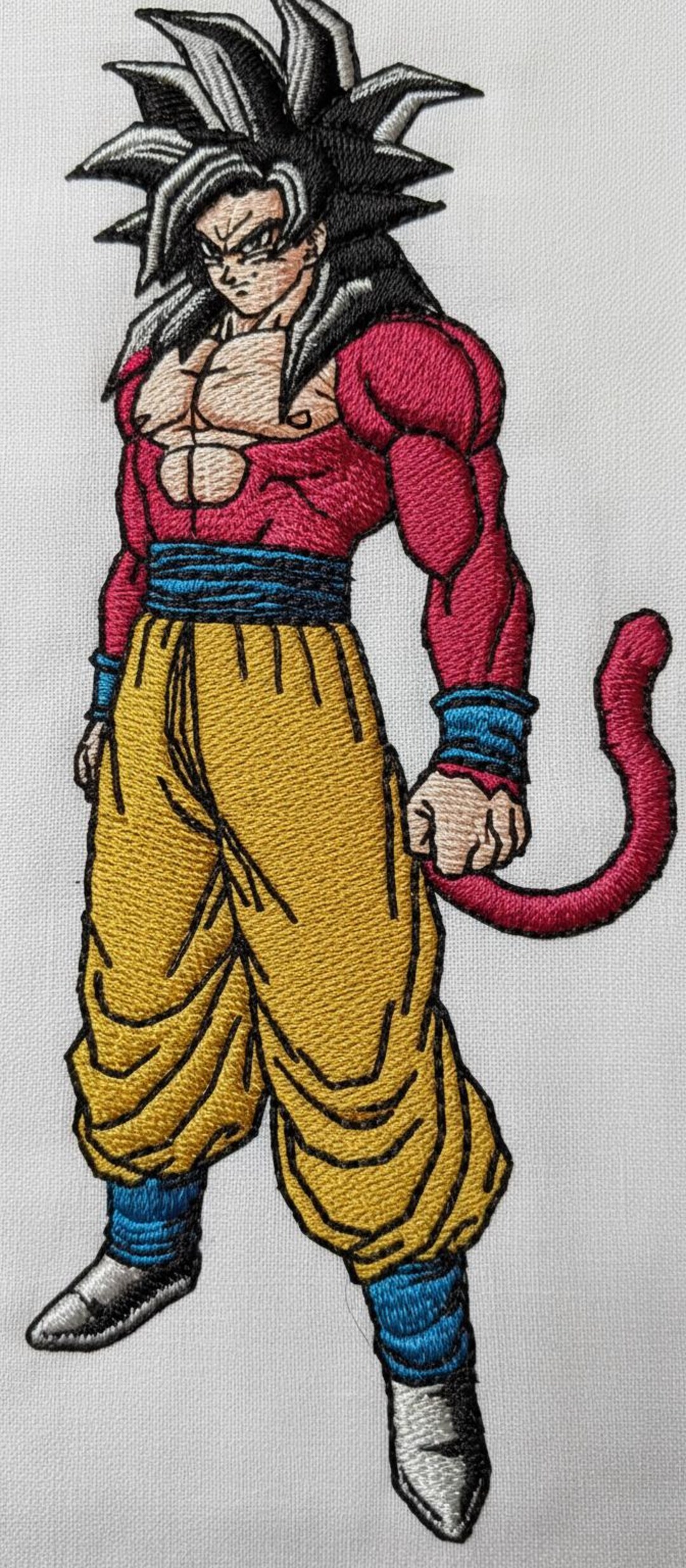 Digital File Goku Super Saiyan - Machine Embroidery Design (creative ...