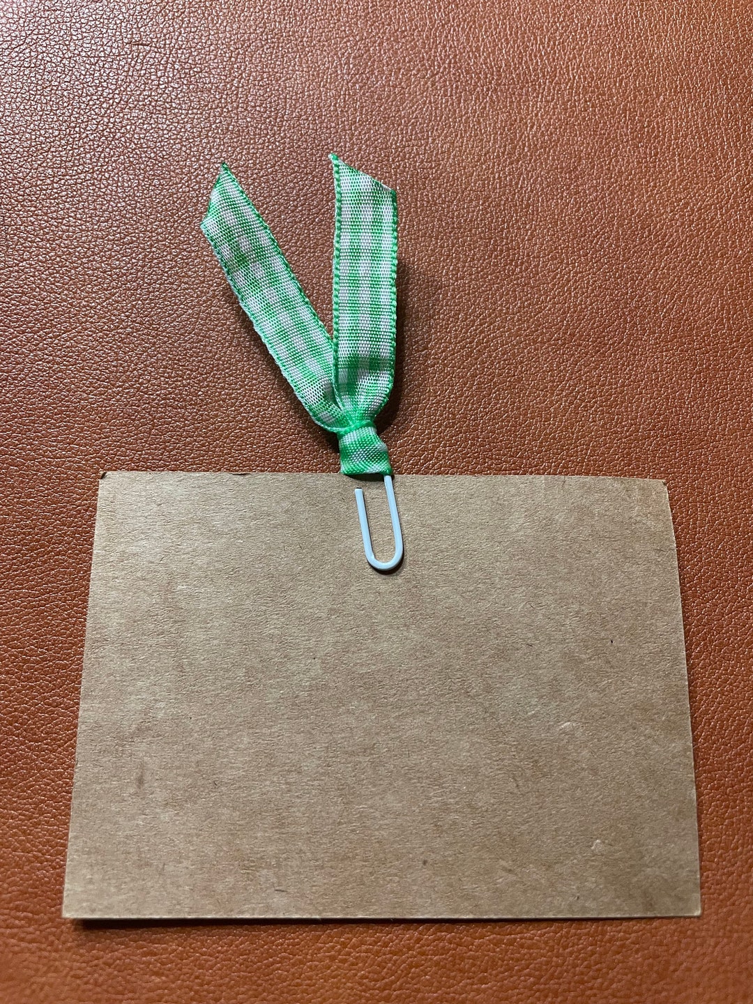 Light Green Ribbon Paperclip - Etsy