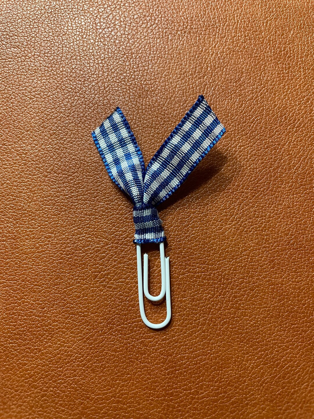 Royal Blue Checkered Plaid Paperclip - Etsy