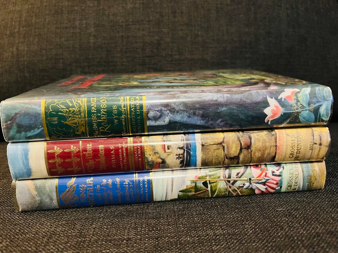 RARE Vintage Books | Three Books by Grosset & Dunlap 1949-1953 - Etsy