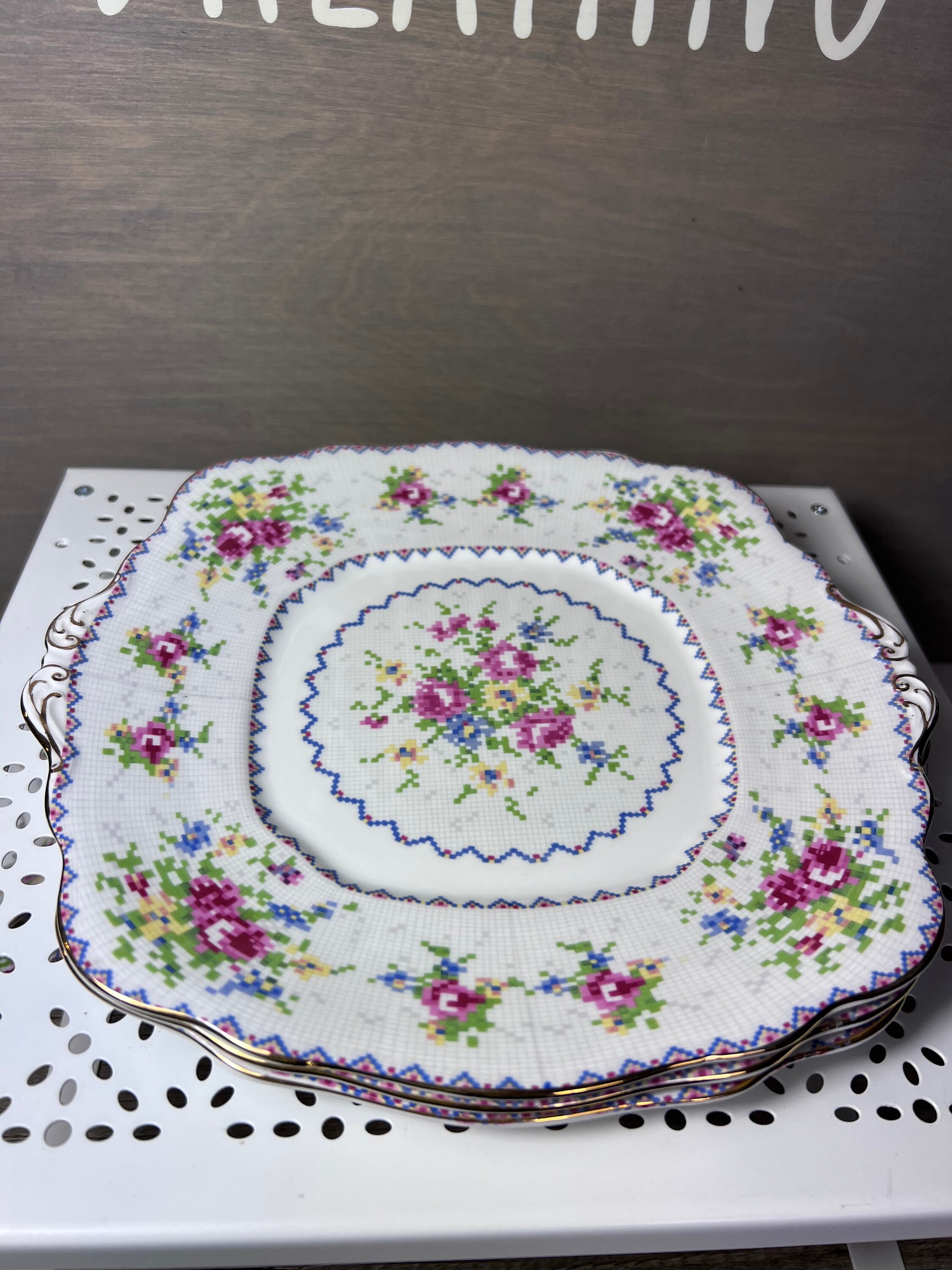 Royal Albert Petit Point Vintage Bone China Individually Priced Teapot ...