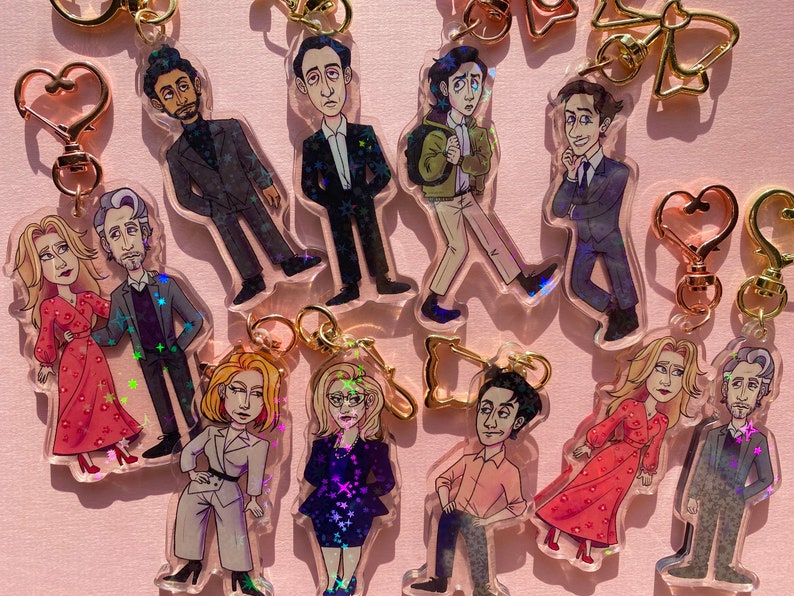 Succession Inspired Acrylic Charms Keychains Tom Greg - Etsy