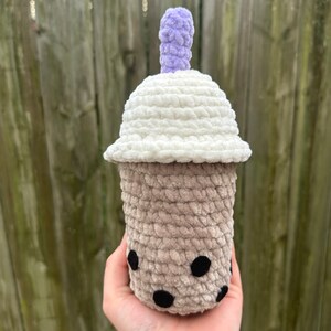 Crochet Boba Bubble Tea Plush Amigurumi - Handmade Crochet - Etsy