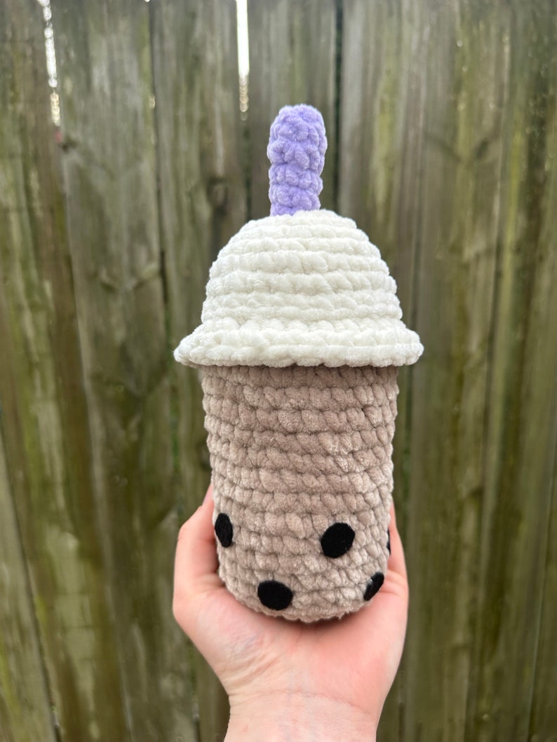 Crochet Boba Bubble Tea Plush Amigurumi Handmade Crochet - Etsy