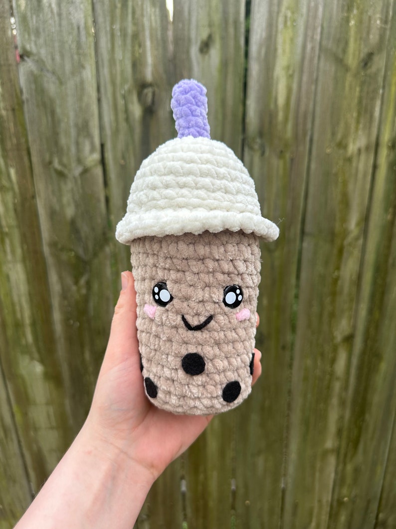 Crochet Boba Bubble Tea Plush Amigurumi Handmade Crochet - Etsy