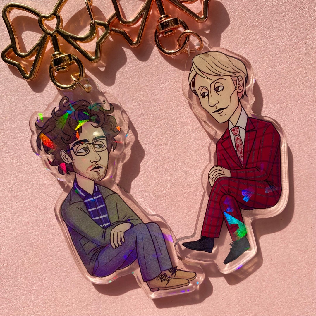 Hannibal Lecter & Will Graham Inspired Acrylic Charms Keychains ...