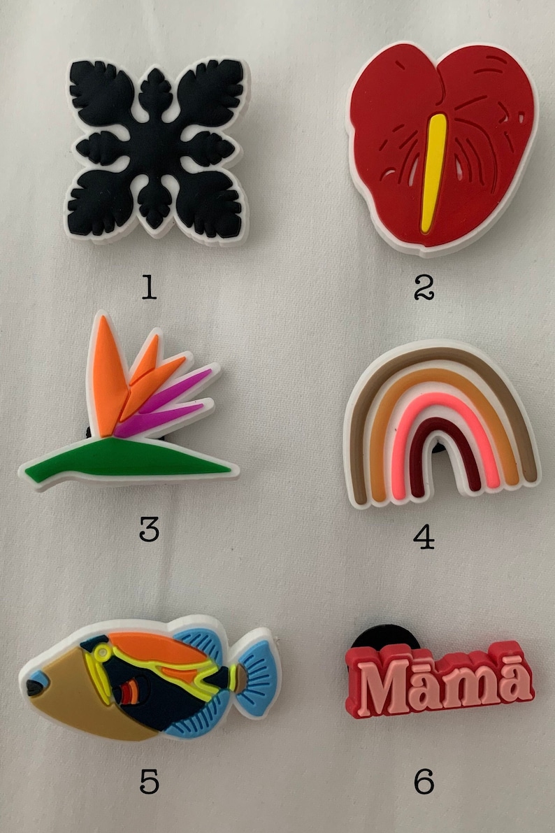 Hawaii Croc Shoe Charms – Clog Charms – Charm Accessories – Shoe ...