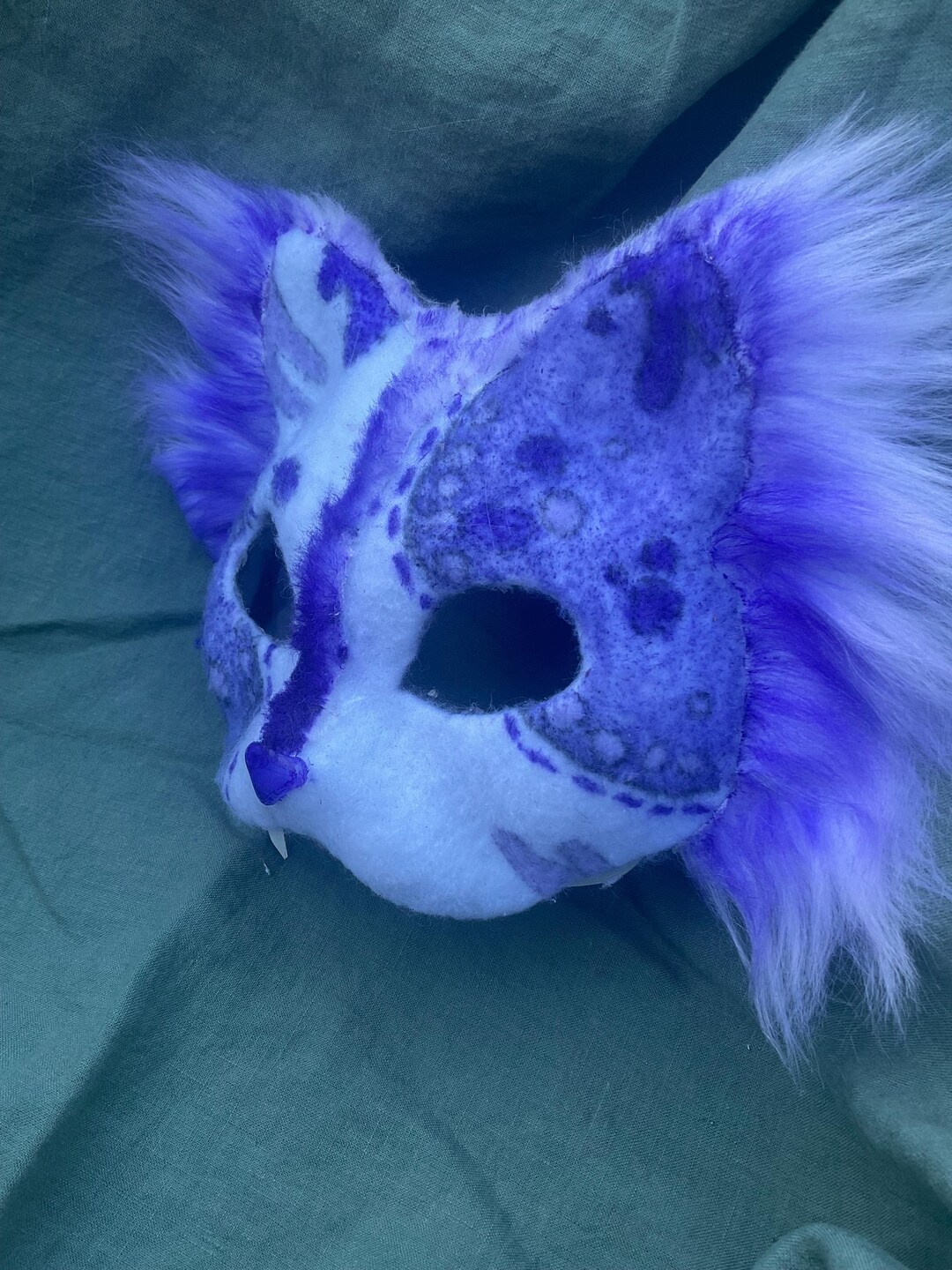 Lavender Lynx Therian Cat Mask - Etsy