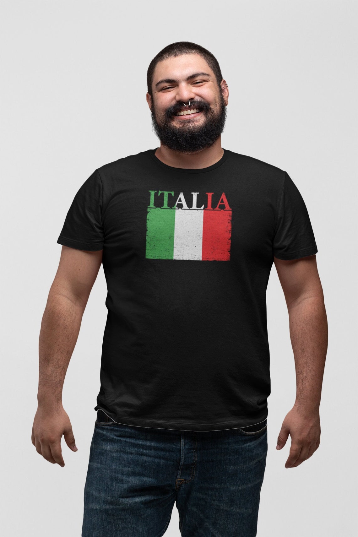 Italia Flag Emblem Shirt Italy Flag Shirt Italian Pride - Etsy
