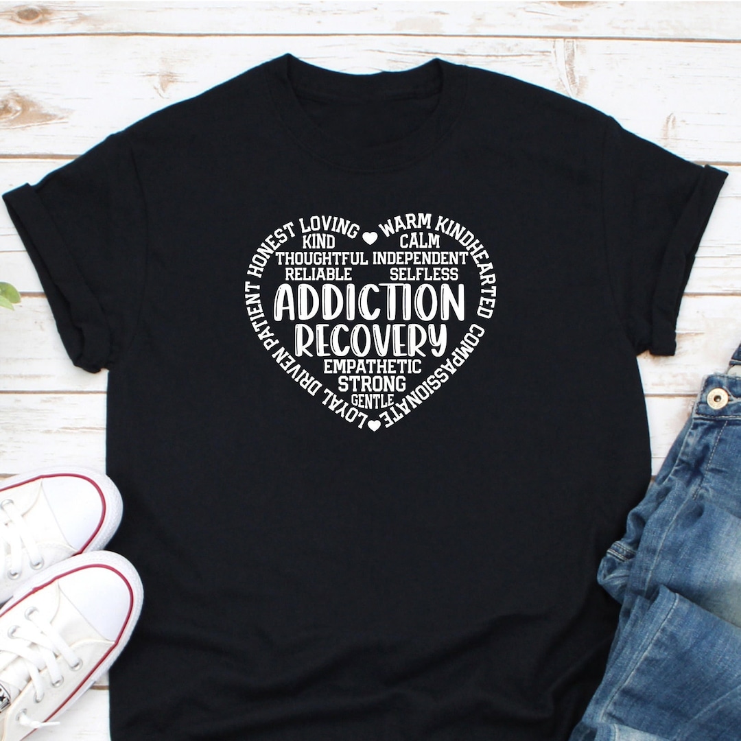 Addiction Recovery Shirt, Alcoholics Anonymous, NA Shirt, Sobriety ...