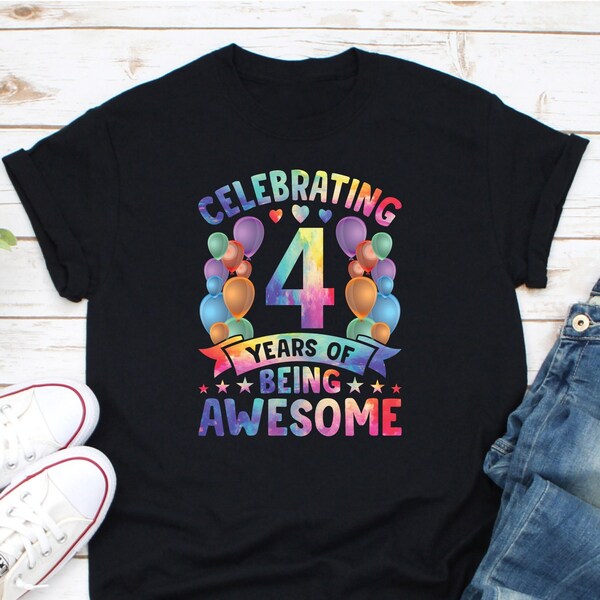 Four Year Old Shirt - Etsy