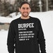 Burpee Definition Shirt Funny Workout Shirt Fitness Shirt - Etsy