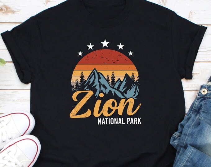 Zion National Park Shirt, Zion National Park Hiking Shirt, Zion Park ...