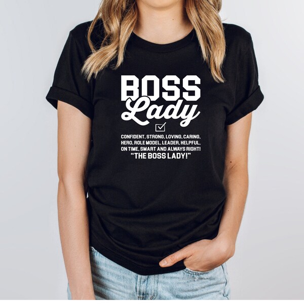 Boss Lady Shirt - Etsy