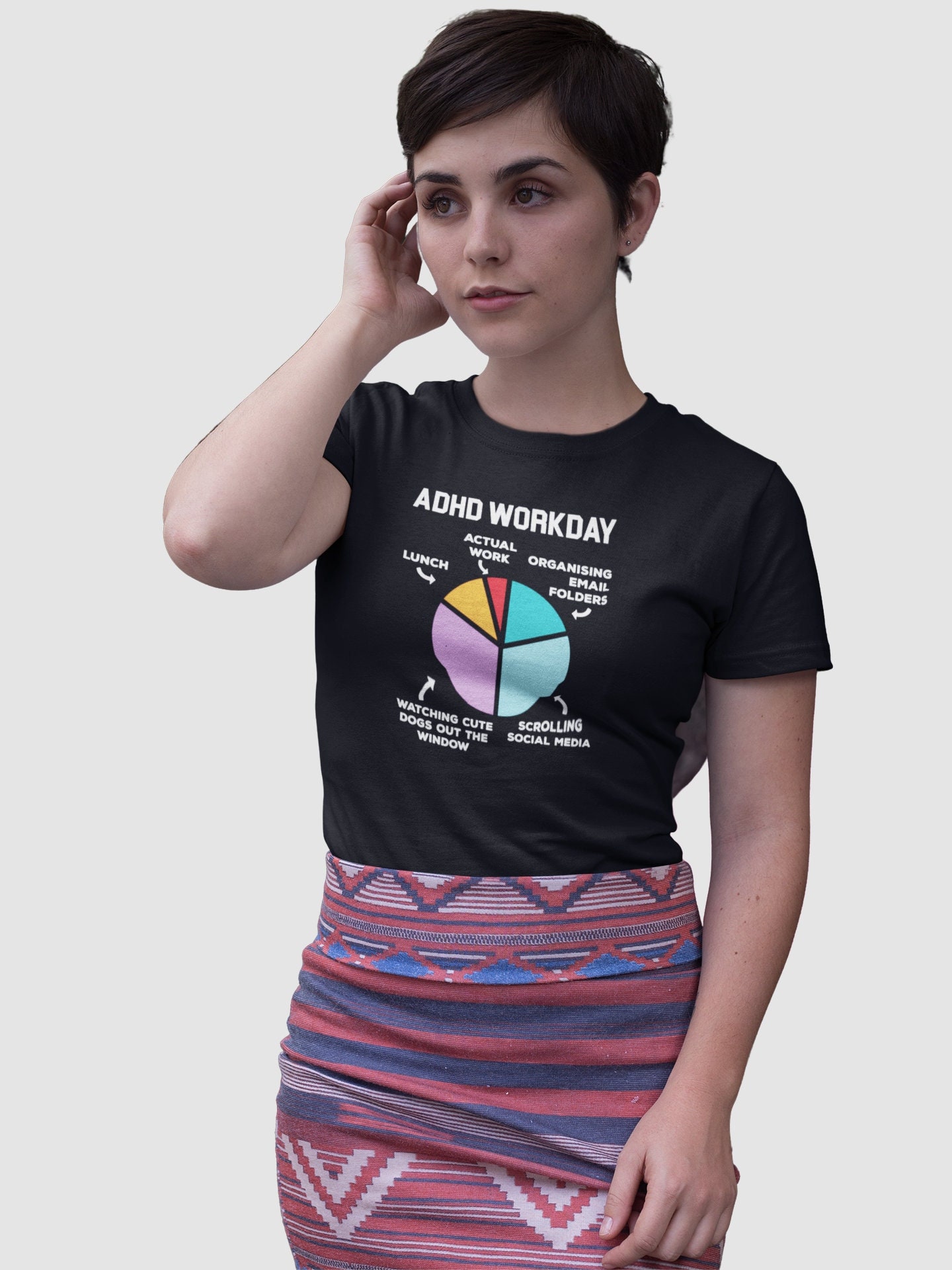 ADHD Workday Shirt Funny ADHD Shirt Neurodivergent Shirt - Etsy