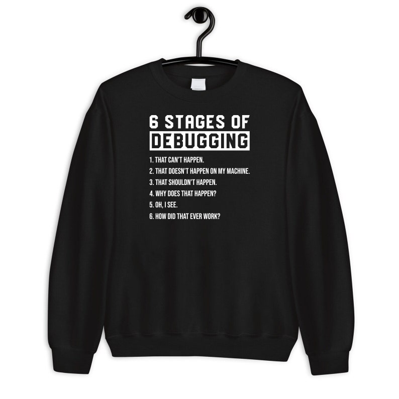 6 Stages of Debugging Shirt Bug Coding Shirt Computer - Etsy 6 Stages of Debugging Shirt Bug Coding Shirt Computer - Etsy