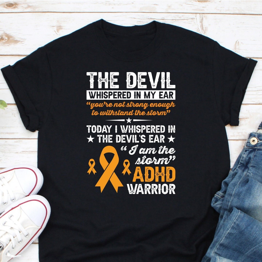 I Am the Storm ADHD Warrior Shirt, ADHD Fighter Shirt, Adhd Supporter ...