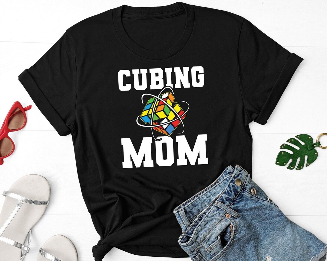 Cubing Mom Shirt, Cube Gift for Mom, Rubik Cube Shirt, Rubik Cube ...