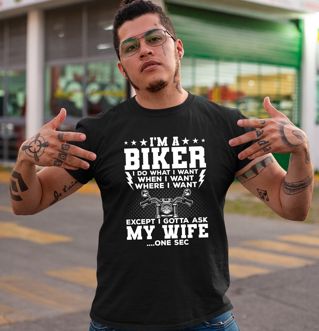 I’m A Biker Shirt, My Favorite Biker Shirt, Gift Idea for Biker, Funny ...