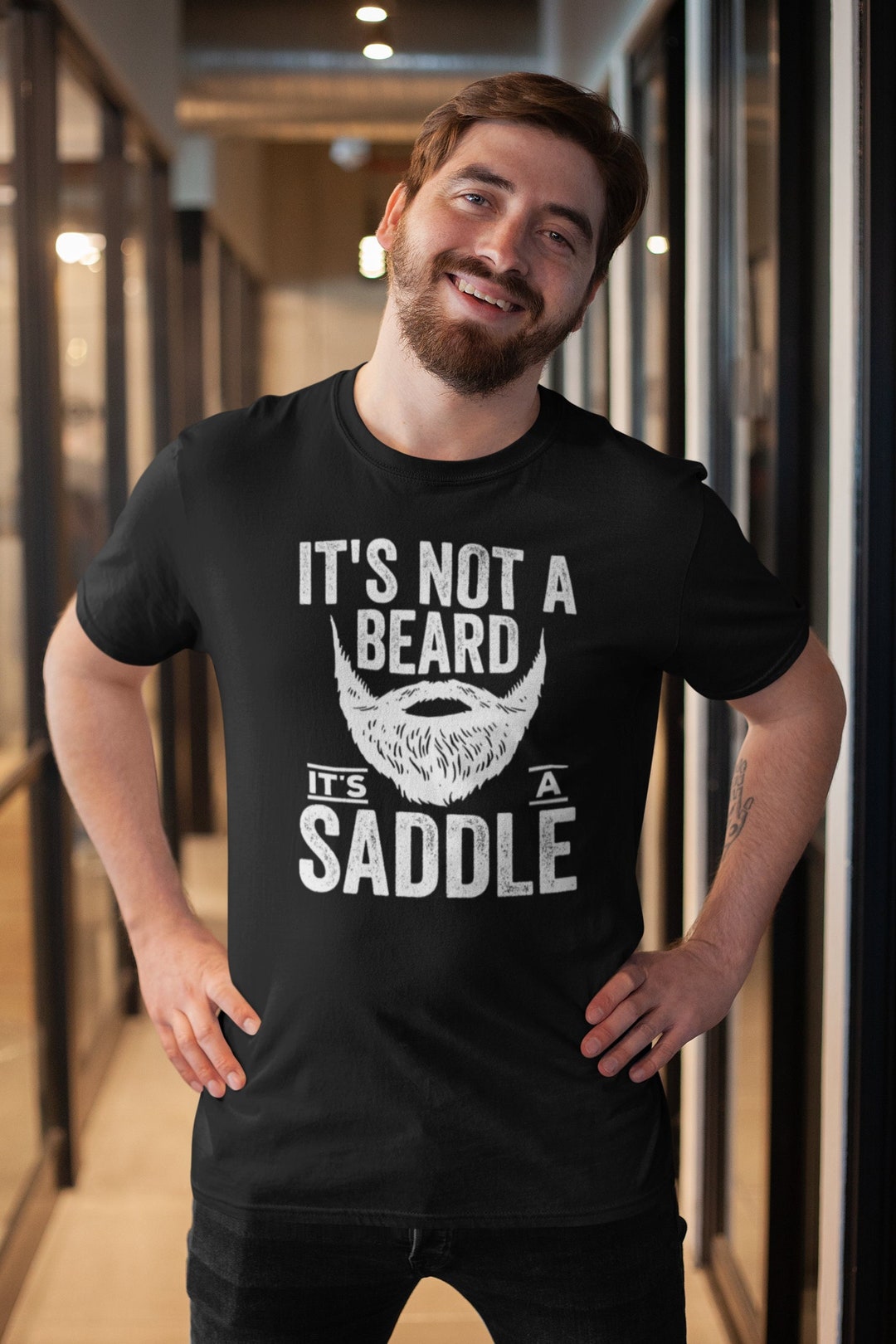 It’s Not A Beard It’s A Saddle Shirt, Beard Shirt for Men, Shirt for ...