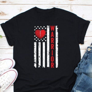 Open Heart Surgery Warrior Shirt, Heart Patients Survivor Shirt ...