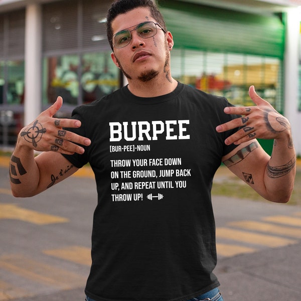 Burpees Workout Shirt - Etsy