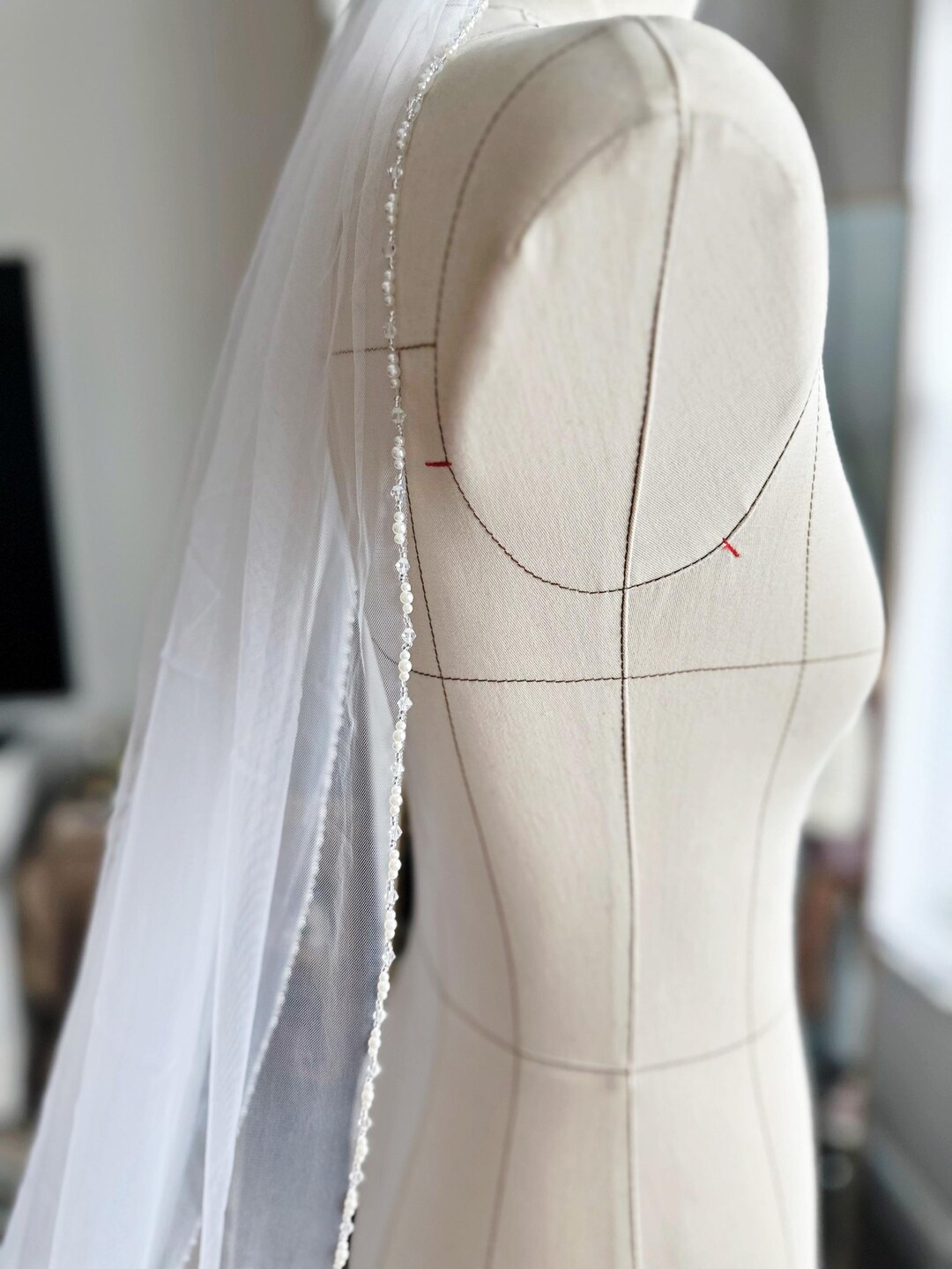 Bridal Veil, Wedding Veil, Handmade Veil, Custom Wedding Veil, Bridal ...