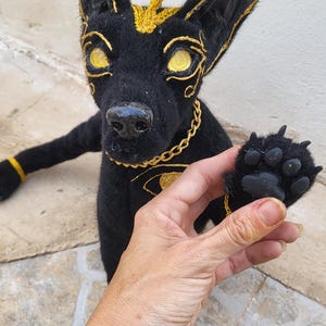 Anubis Figure, Poseable Egyptian God Replica, OOAK Weighted Toy - Etsy