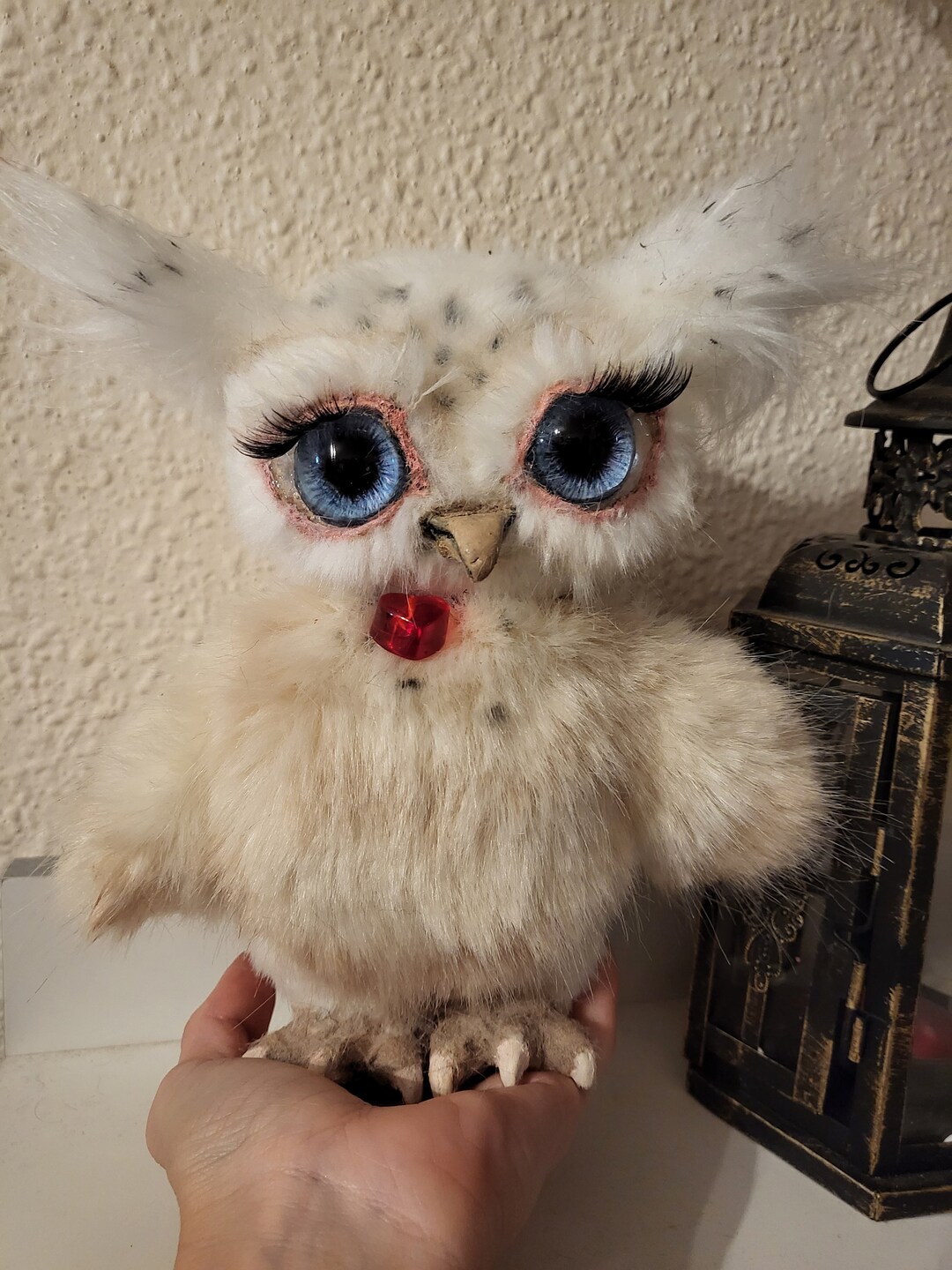 Bebé Bebé Personalizado Búho Flexible Juguete De Peluche Grandes Ojos ...