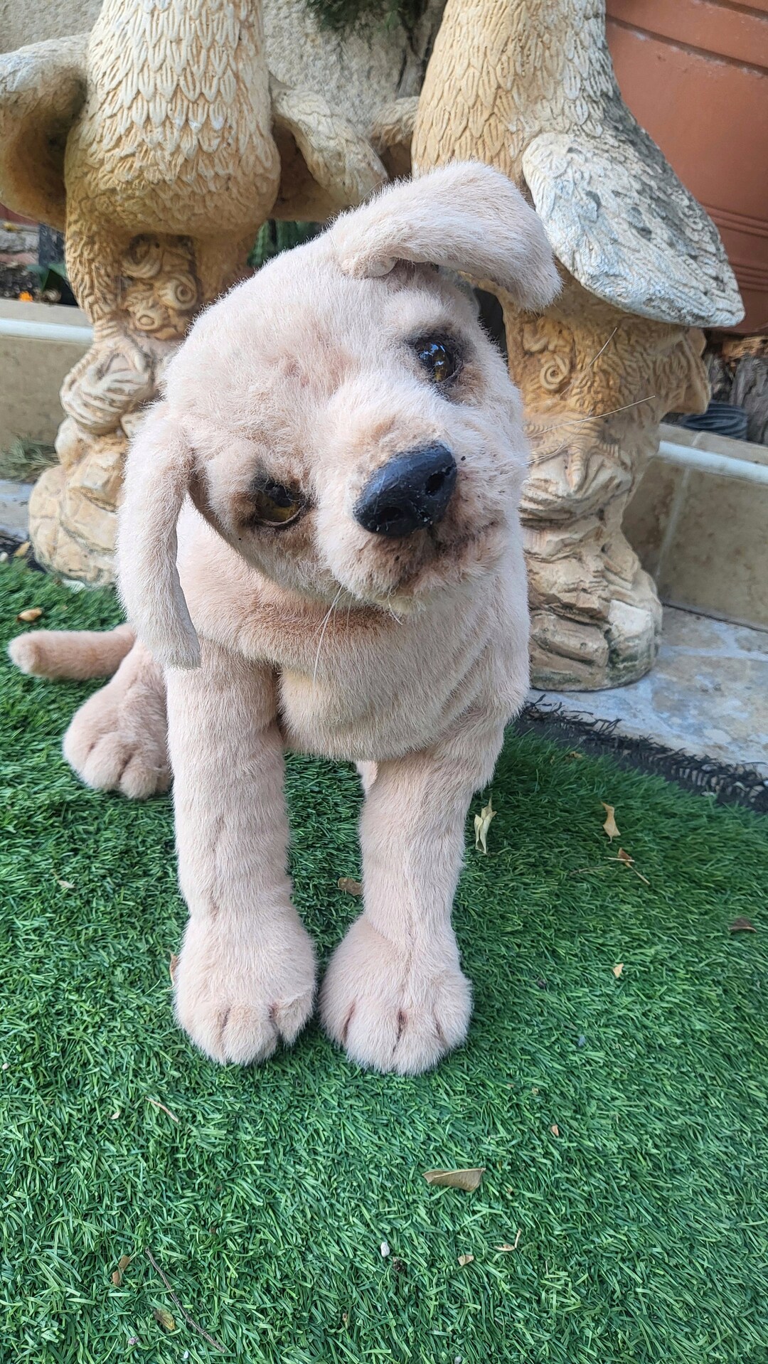 Golden Labrador Puppy Flexible Poseable Artistic Toy Action Figure ...