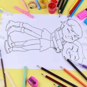 Lumity Colouring Page, Hug, the Owl House Season 2, Luz Noceda, Amity ...