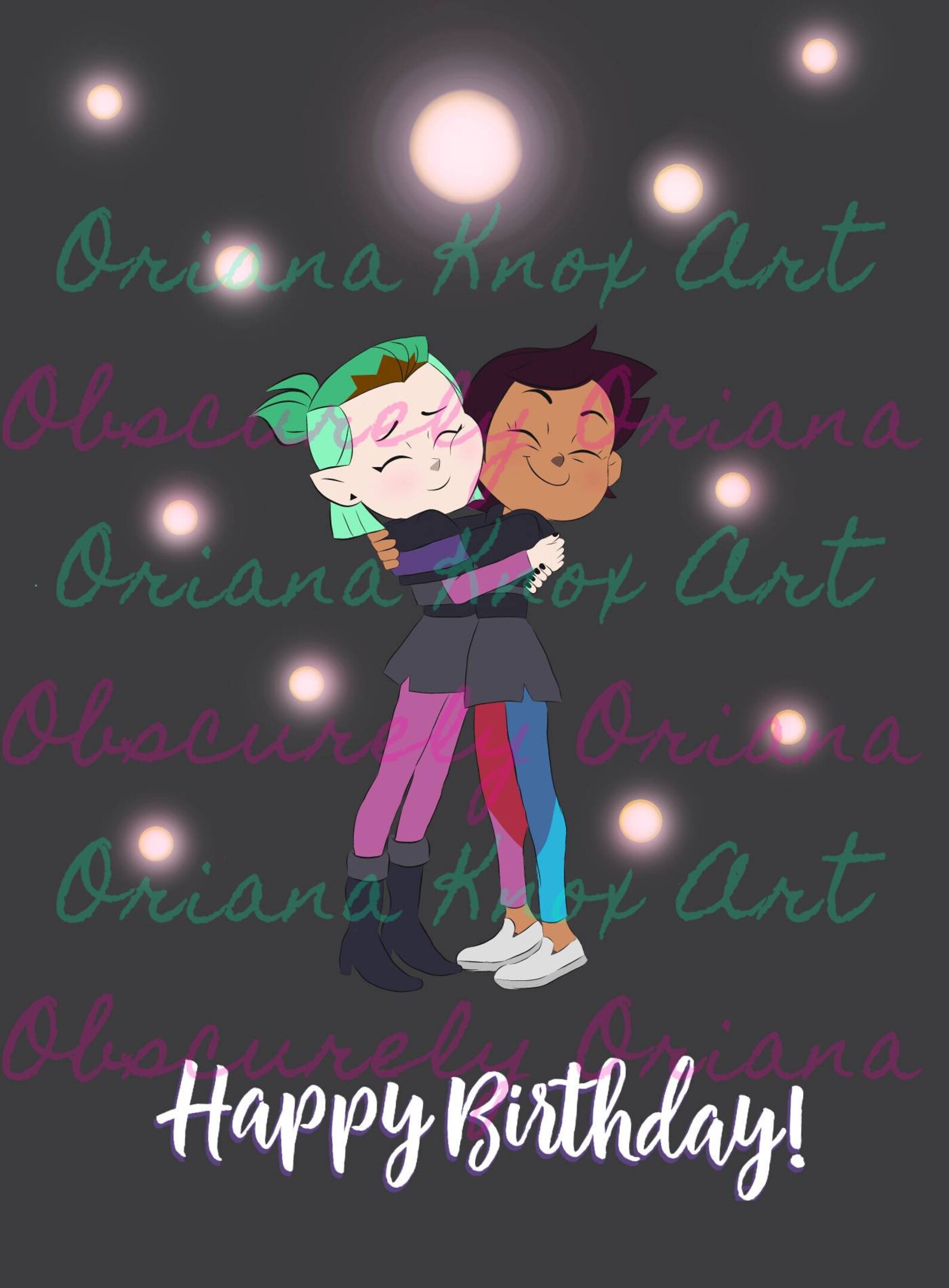 Lumity Colouring Page, Hug, the Owl House, Luz Noceda, Amity Blight ...