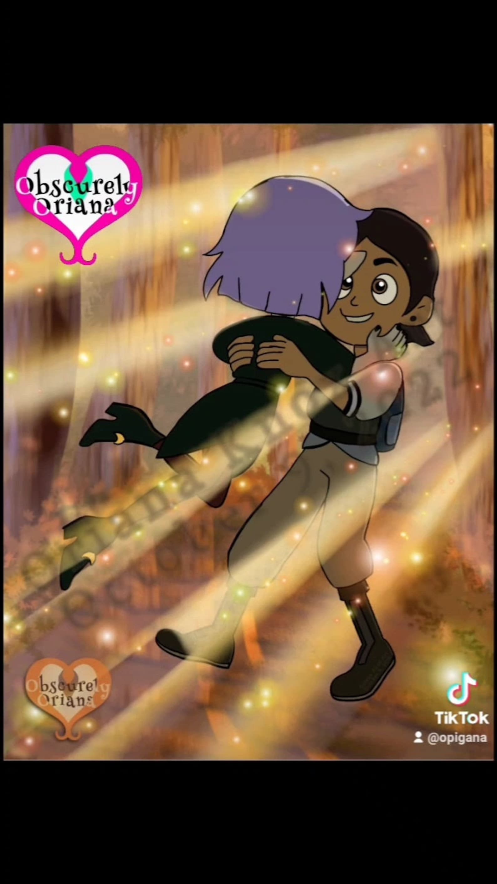 Lumity Colouring Page, Cheek Kiss, the Owl House Season 2, Luz Noceda ...