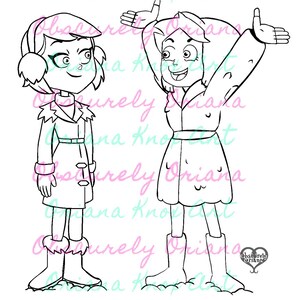 Lumity Colouring Page, New Years, the Owl House Season 2, Luz Noceda ...