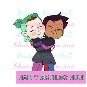 Lumity Colouring Page Hug the Owl House Luz Noceda Amity - Etsy Canada