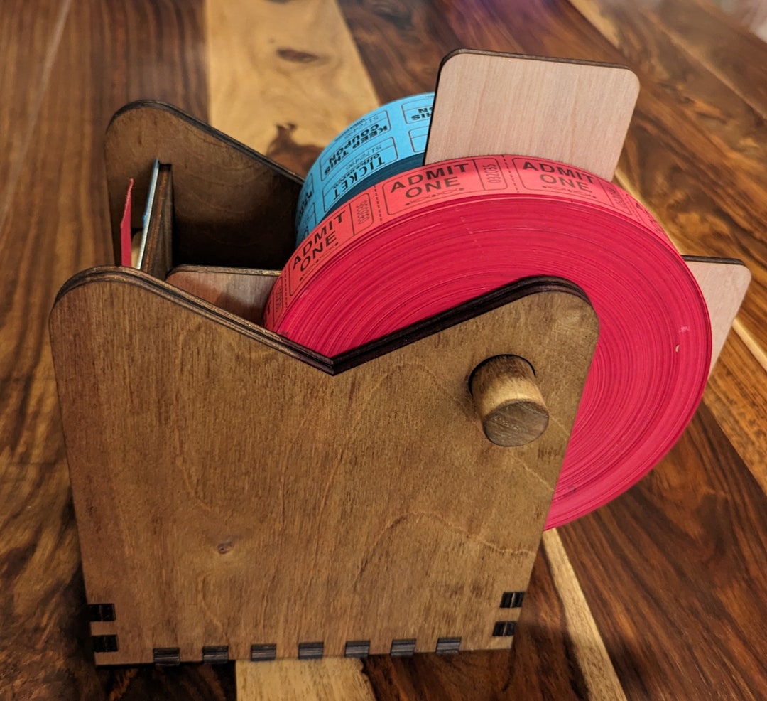 Double Roll Raffle Ticket Dispenser - Etsy