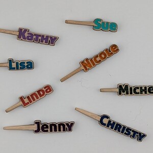 Custom Cribbage Board Pegs, FREE Personalization Choose Your Own Names ...