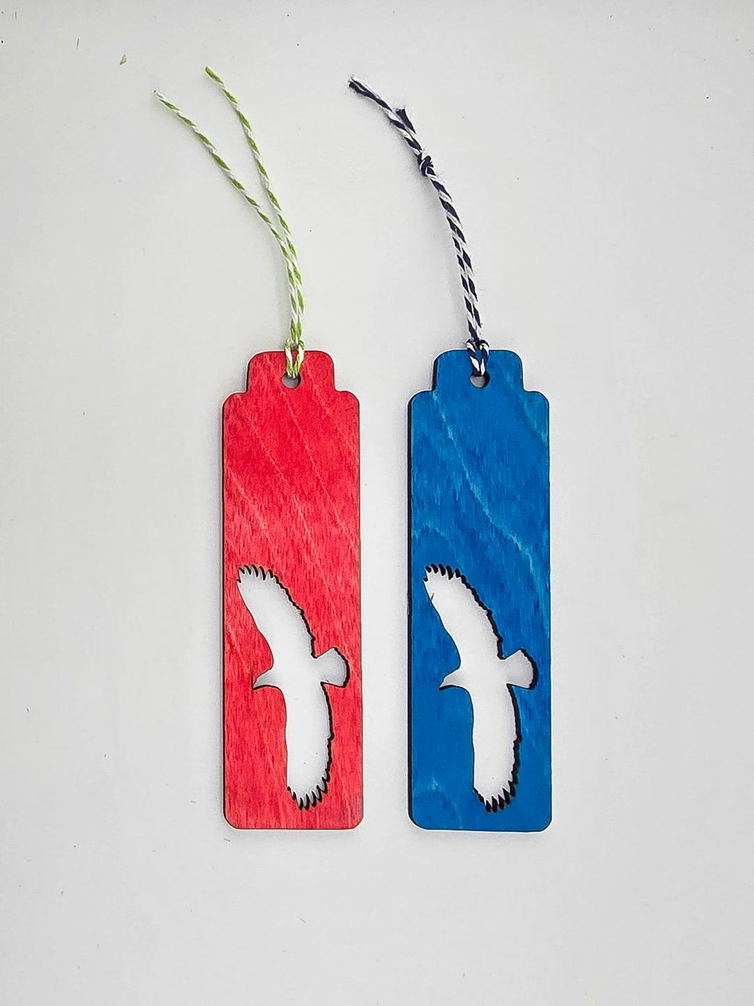 Eagle, Laser Cut Wood Bookmark - Etsy